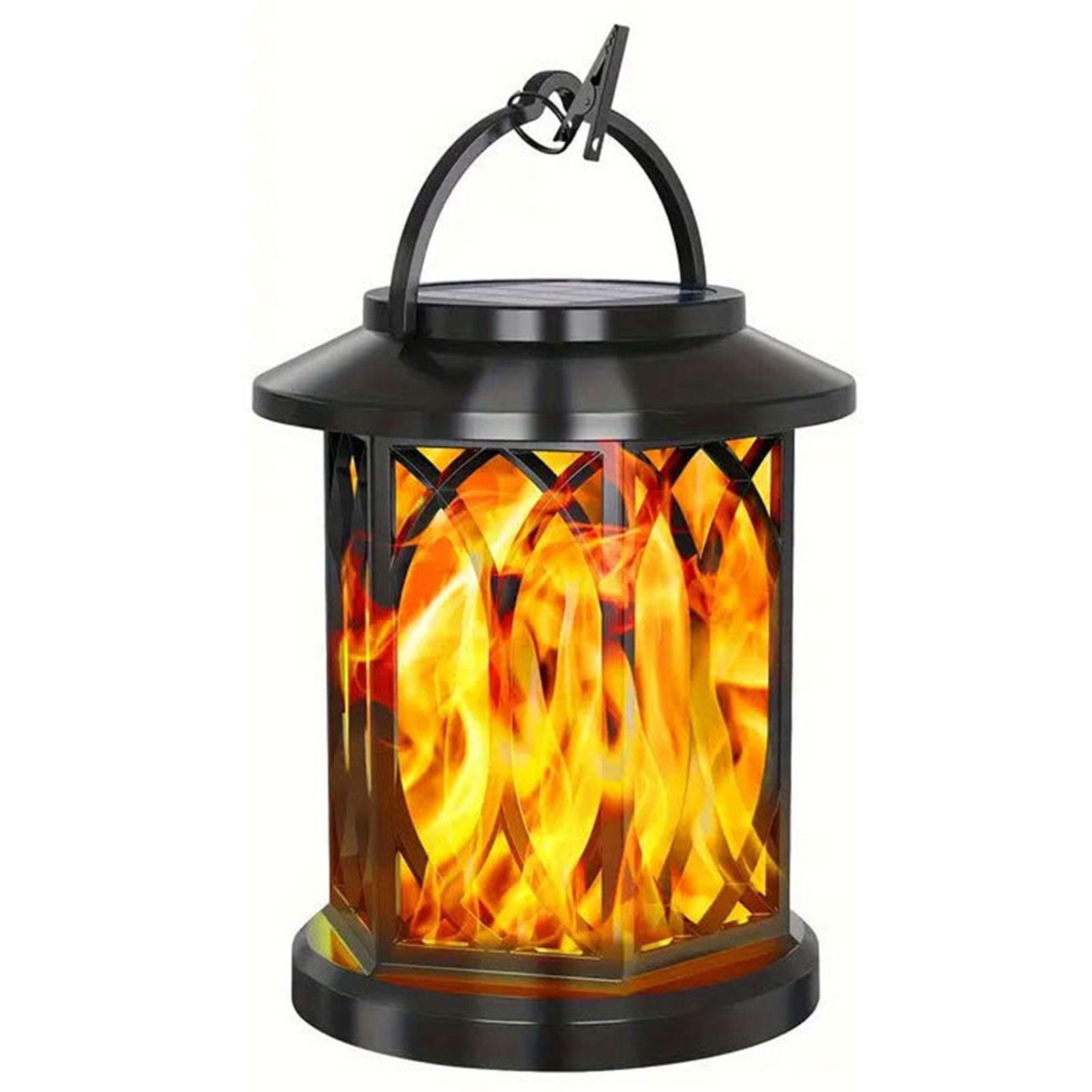 Solar Lanterns Outdoor Waterproof Flickering Flames Solar Light Dance ...