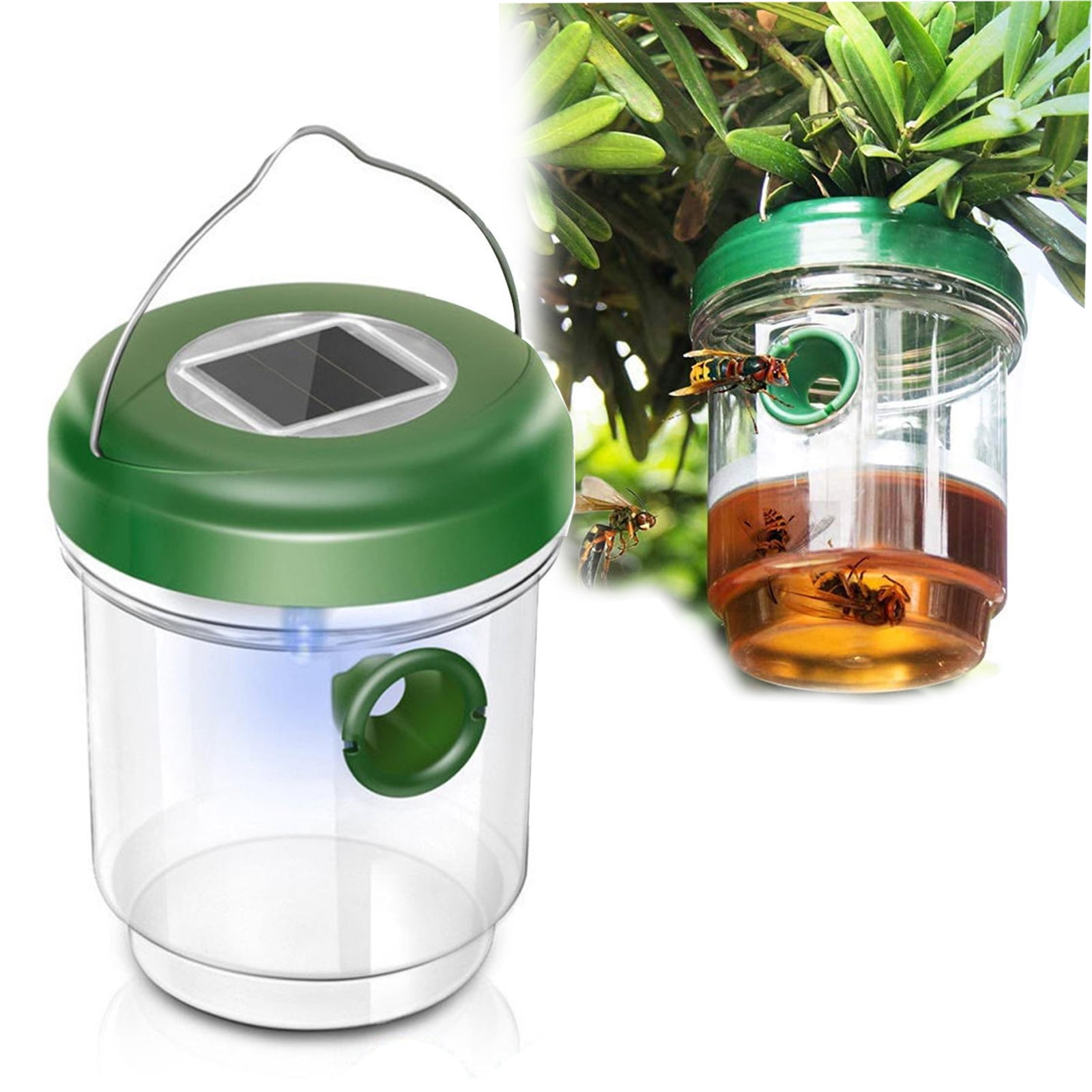 Solar Led Bee Tra, Fly Catcher Outdoor Hanging, Fruiting Fly Trick ...