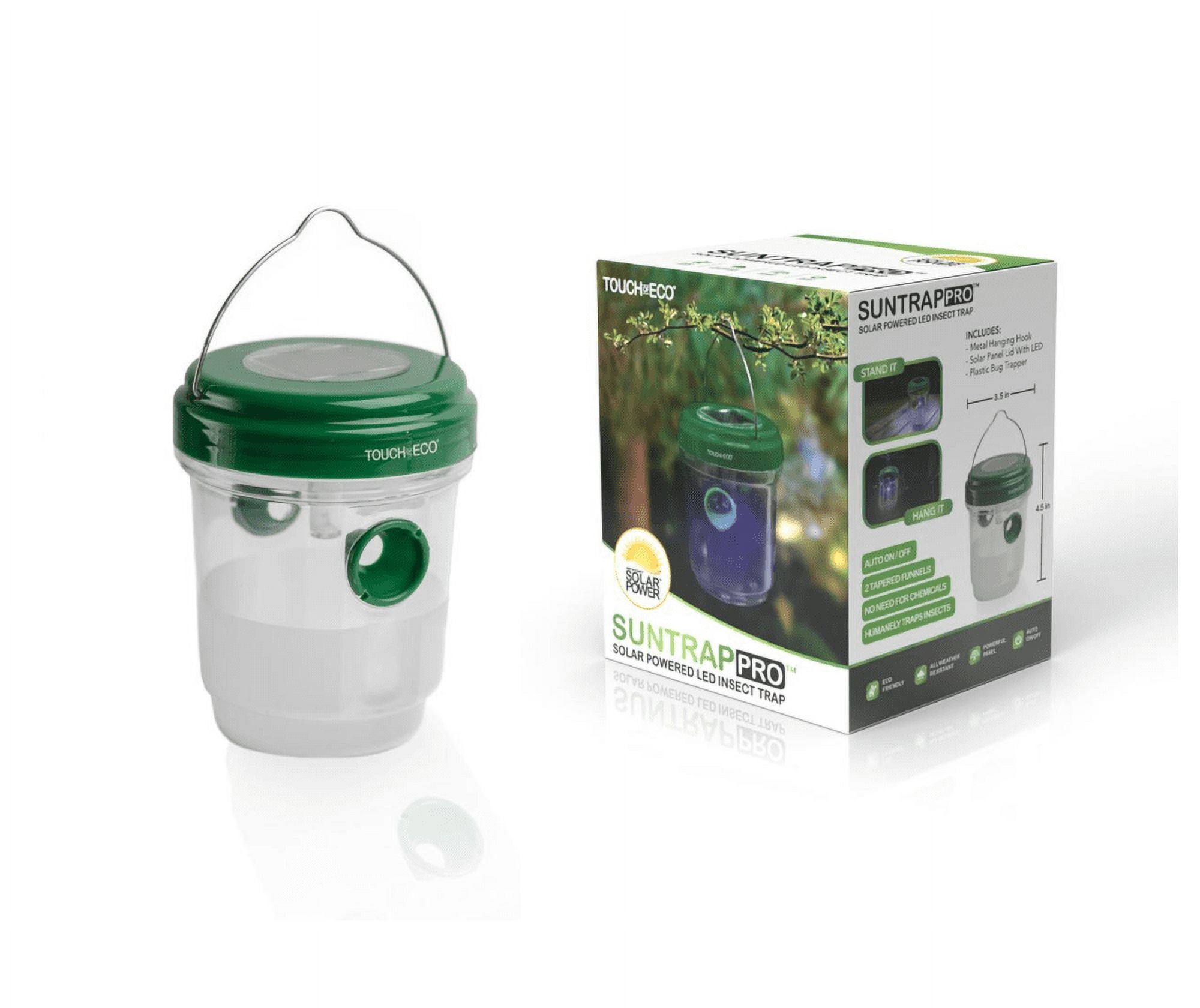Solar Led Mosquito & Insects Trap - Bright Uv Led Light - Walmart.com
