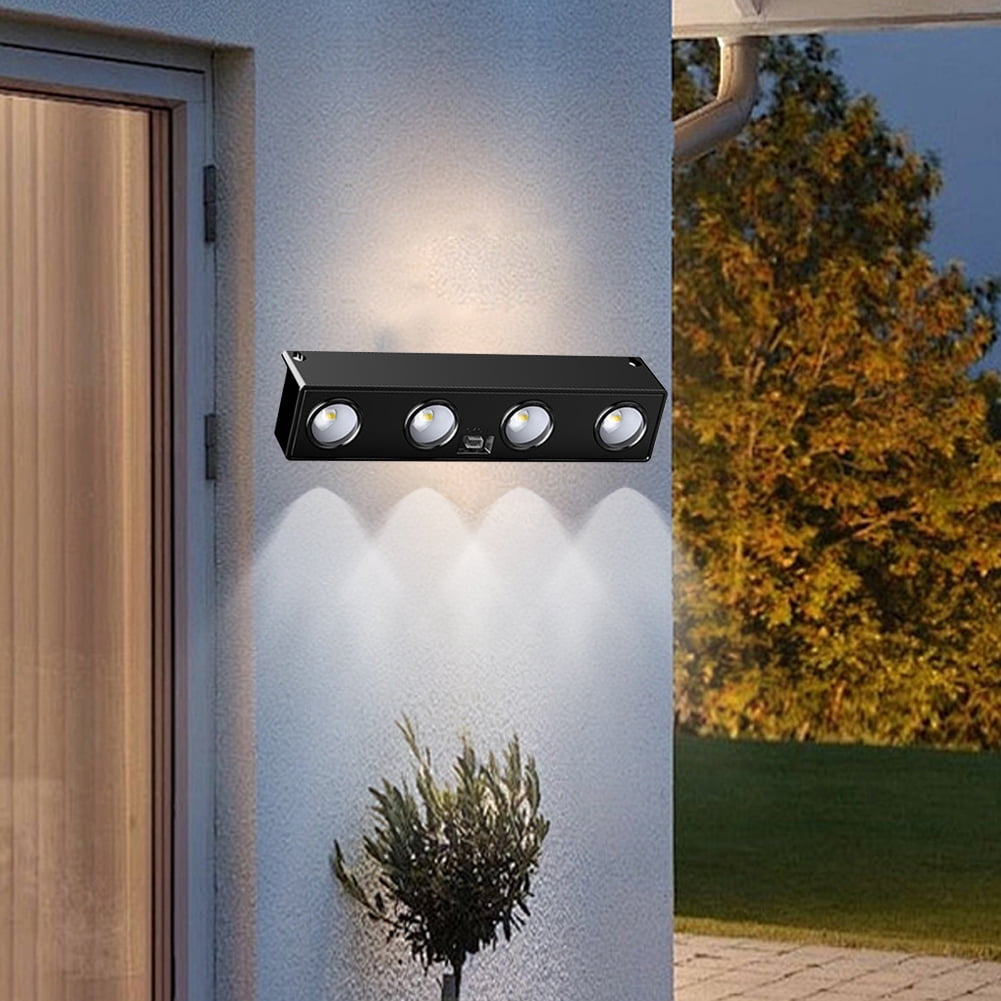 Solar Led Signboard Light Ip54 Waterproof Wall Sign Lamp Signboard ...