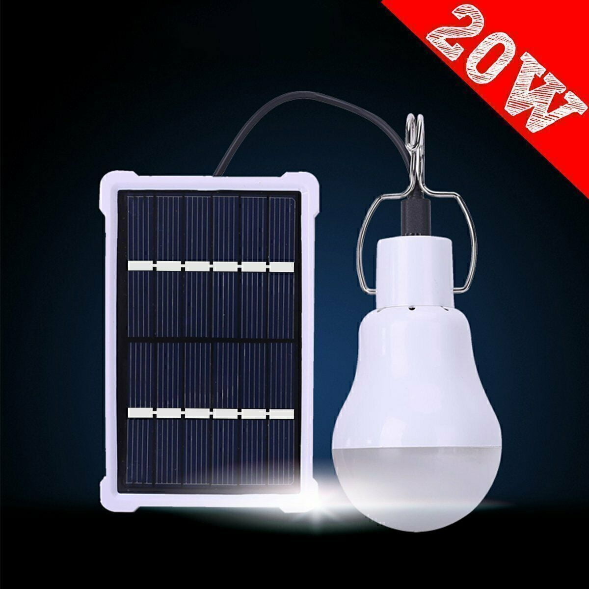 Solar Light Bulbs, Portable Outdoor Solar Tent Light for Chicken Coop ...