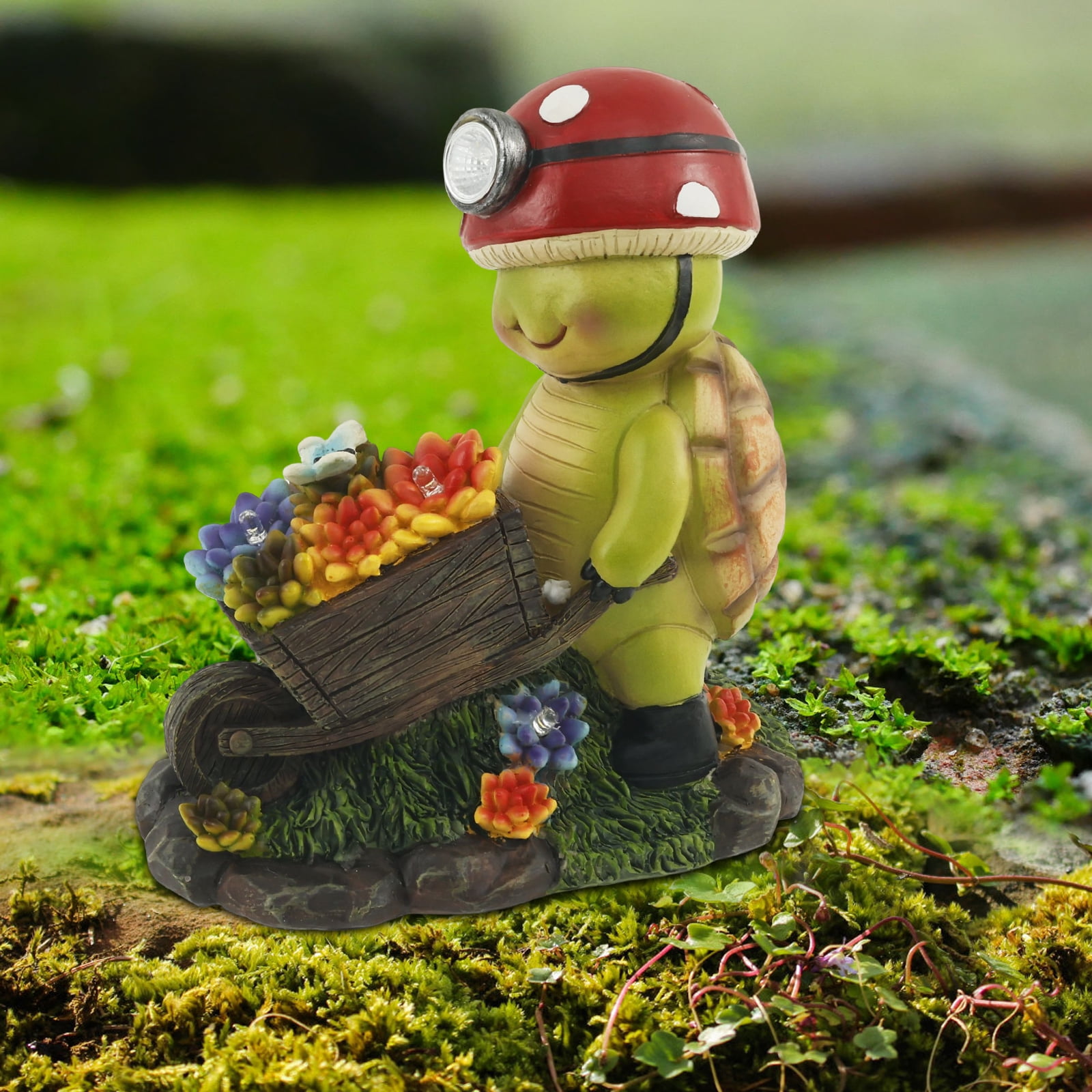 Solar Light Solar Garden Turtle Statues Turtle Solar Light for Yard ...