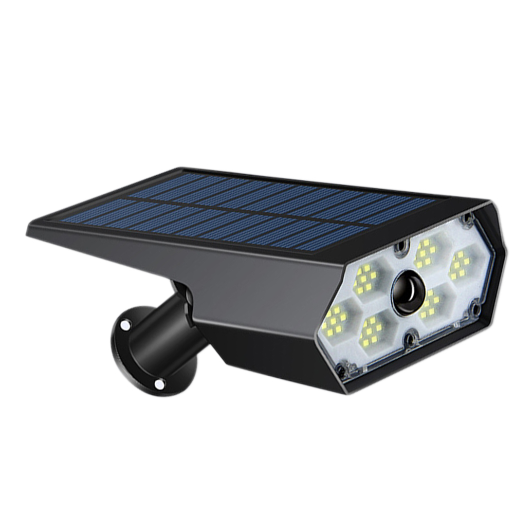 Solar Light Garden Wall Sconce Outdoor Lighting Lights Warning LED ...