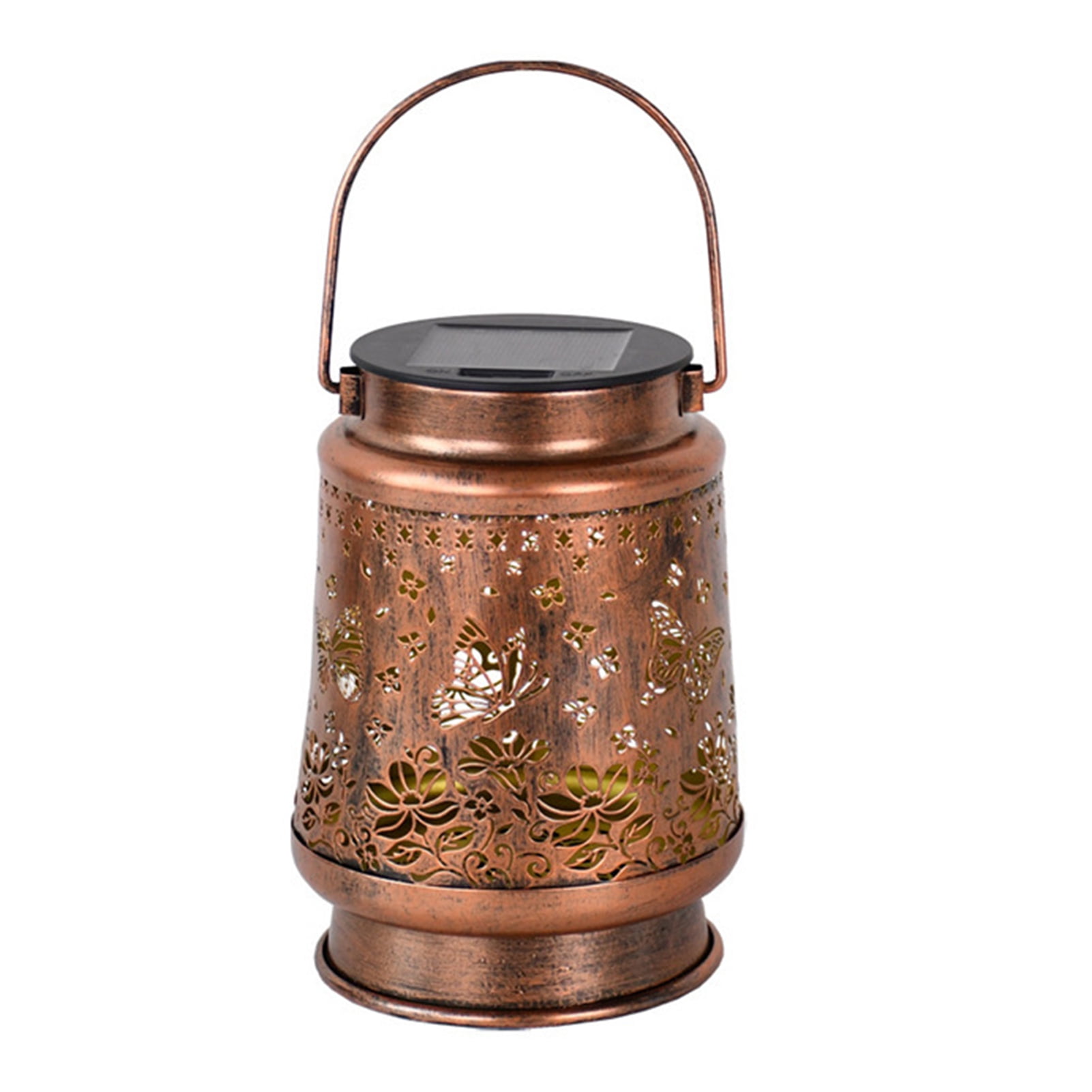 Solar Light Gift Solar Hanging Lantern Outdoor Decor Cutout Pattern ...