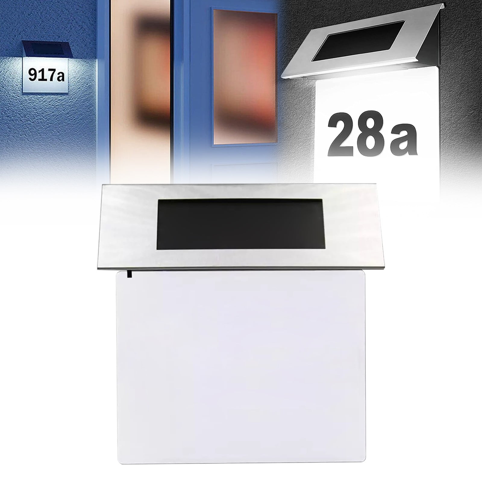 Solar Light House Numbers BuyWeek Light House Numbers 4 LED Door Number ...