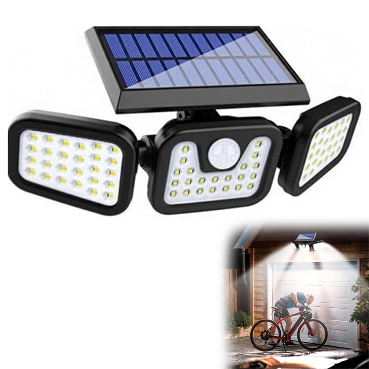 Solar Light, LED Outdoor Wall Light with Motion Sensor , Waterproof for ...