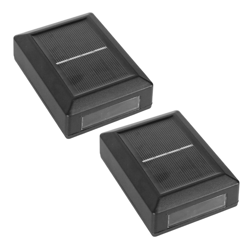Solar Light Outdoor and Down Illuminate Solar Wall Light 2Pcs Dual- LED ...