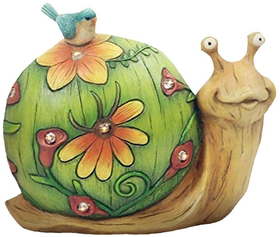 Solar Light Snail Decoration Garden Statue Animals in Solar Energy ...