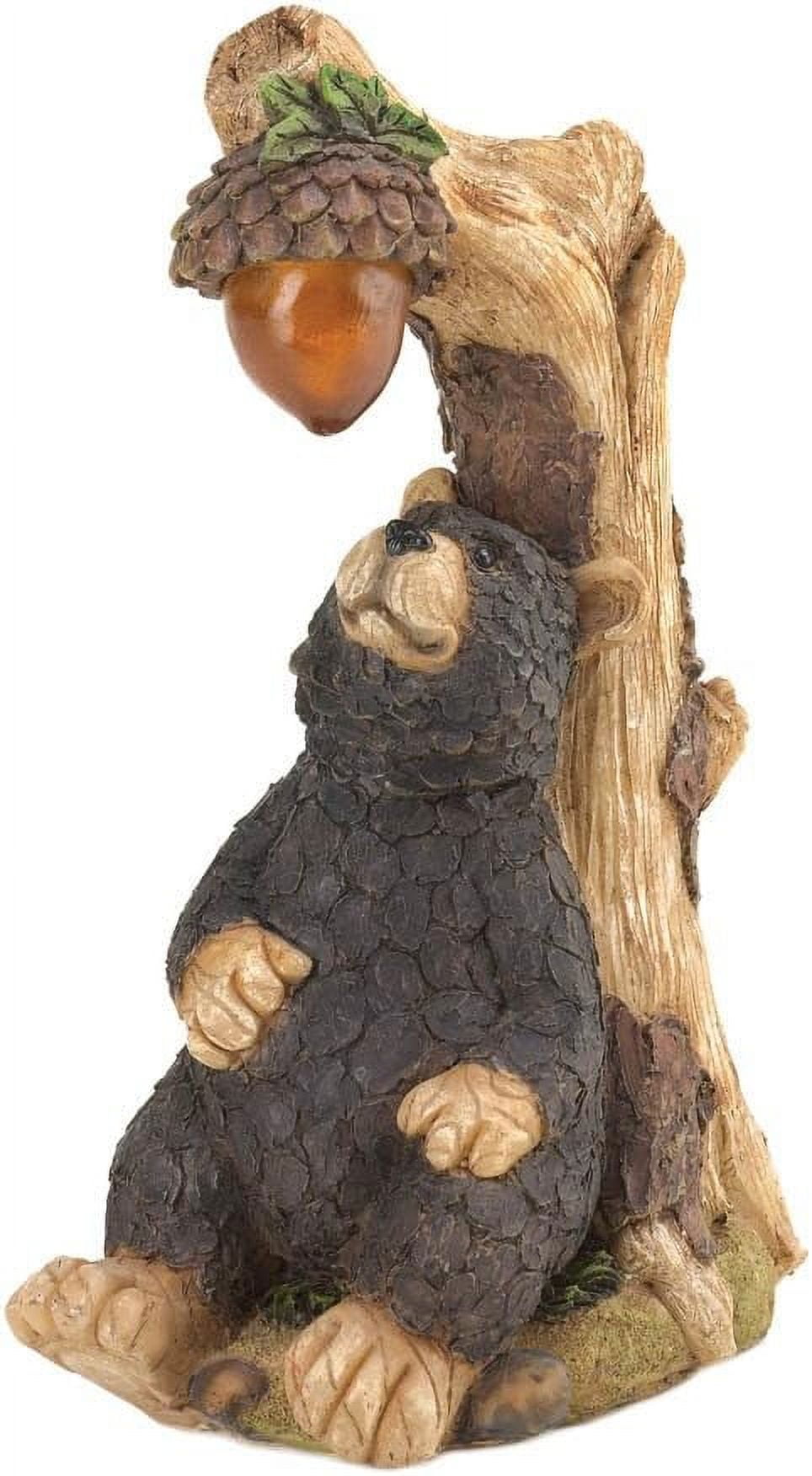 Solar Light-Up Bear Garden Statue - Walmart.com