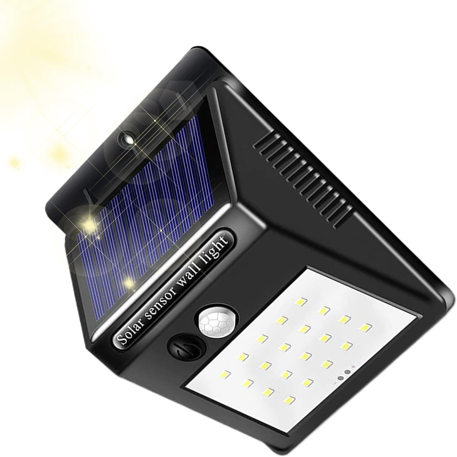 Solar Light Waterproof 3-Mode 20-LED Security Light for Deck Garden ...