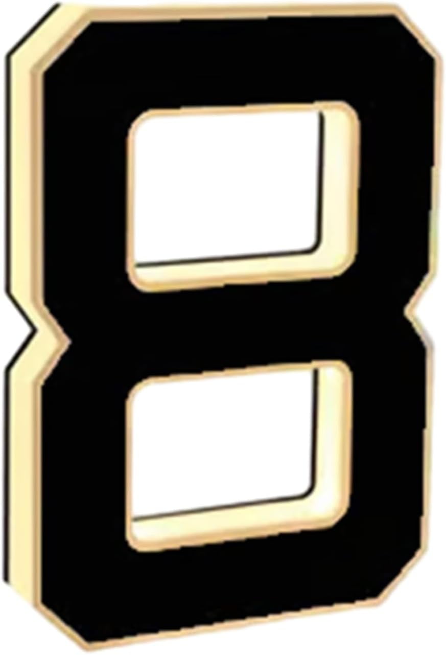 Solar Lighted House Numbers | 9 Inch Waterproof LED Address Signs for ...