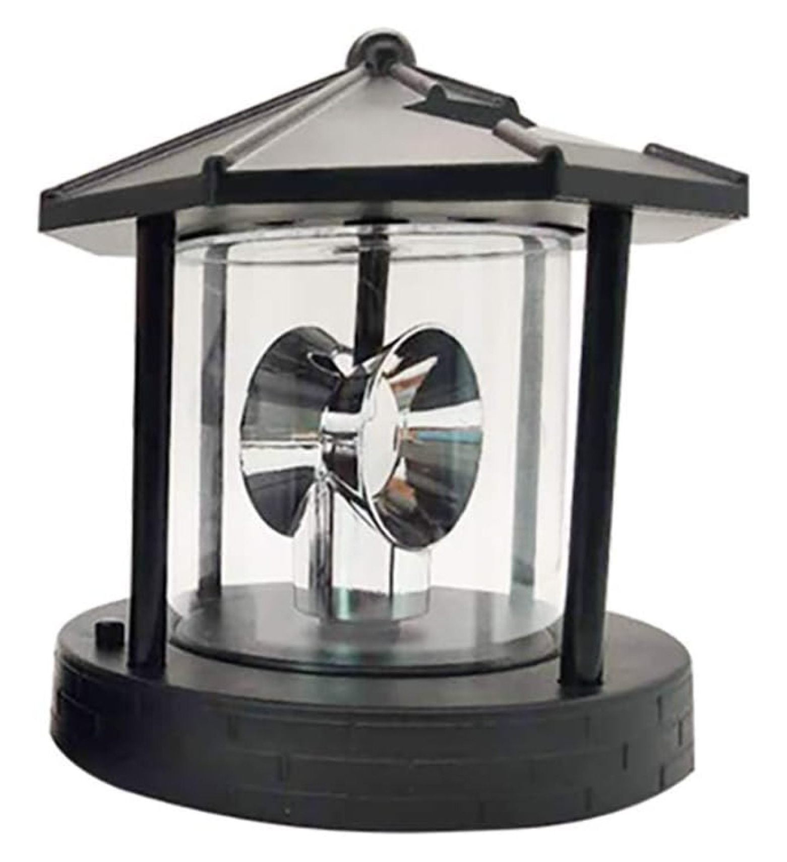Solar Lighthouse, LED Solar Powered Lighthouse with Rotating Beacon ...