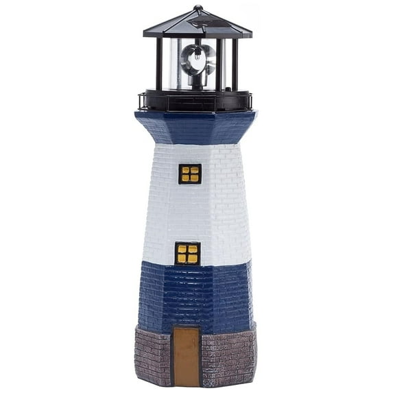 Solar Lighthouse by Maple Lane CreationsTM- Rotating LED Light Outdoor ...