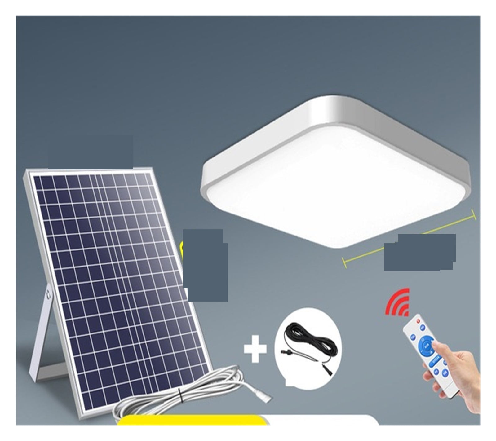 Solar Lights, 200watt Solar Lights Indoor& Outdoor Home Solar Ceiling ...