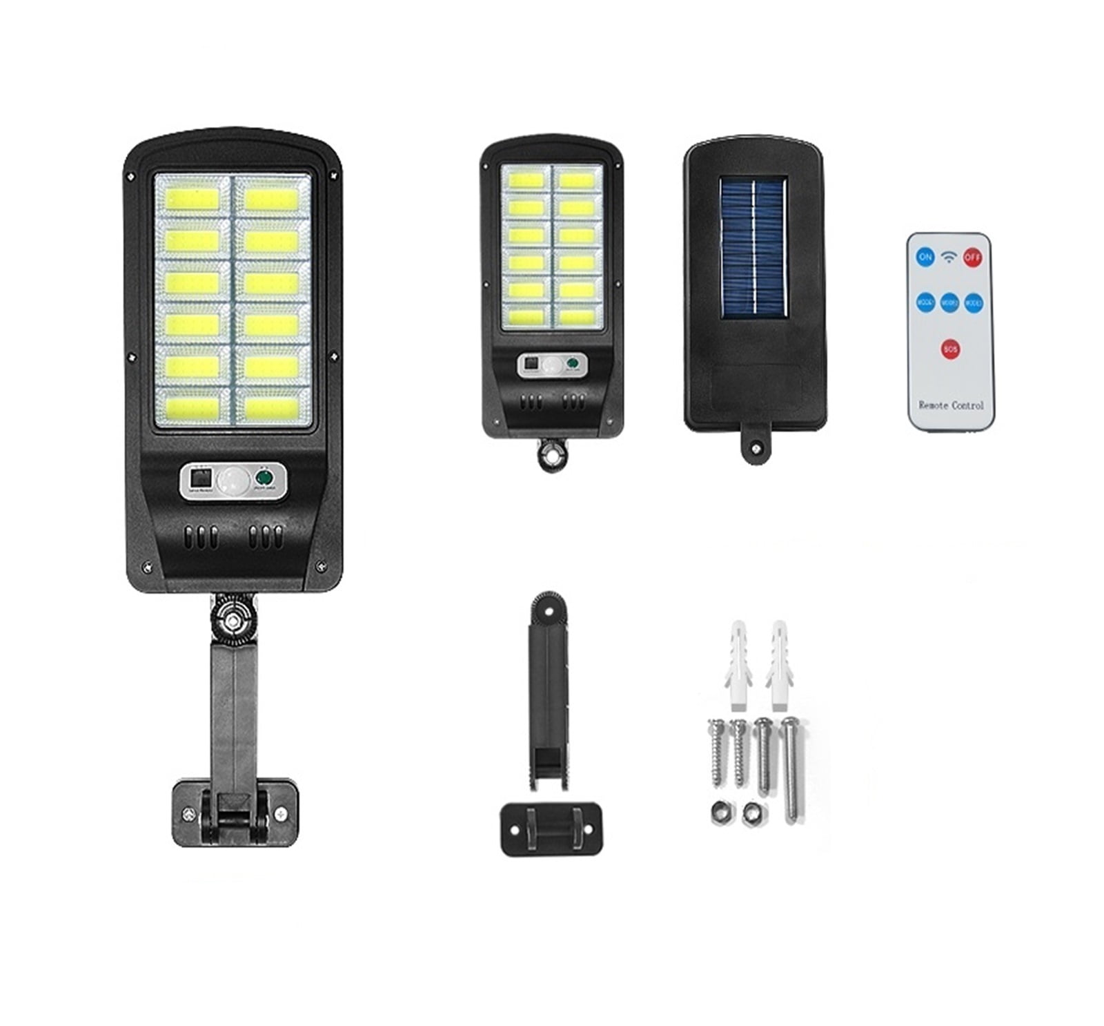 Solar Lights, 3000W Outdoor LED Solar Light 3 Modes Waterproof Solar ...
