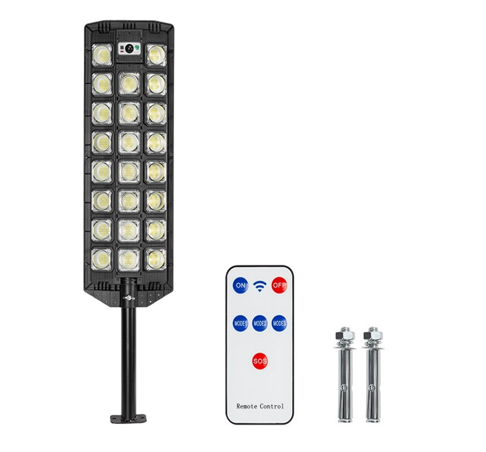 Solar Lights, LED Strong Light Street Lamp Three Rows Of Street Lamp ...