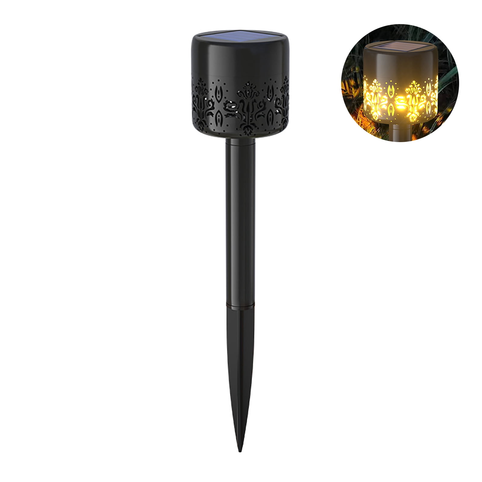 Solar Lights Lawn Light Waterproof Safe Artistic Hollow Stair Lamp ...
