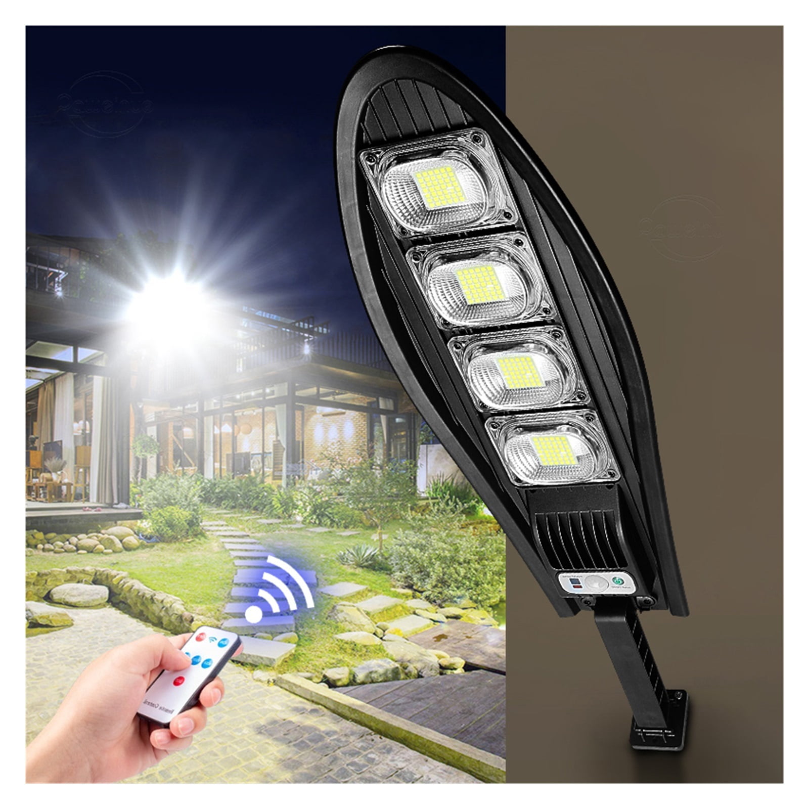 Solar Lights Outdoor, 10000W Solar Led Lights Outdoor Super Bright ...