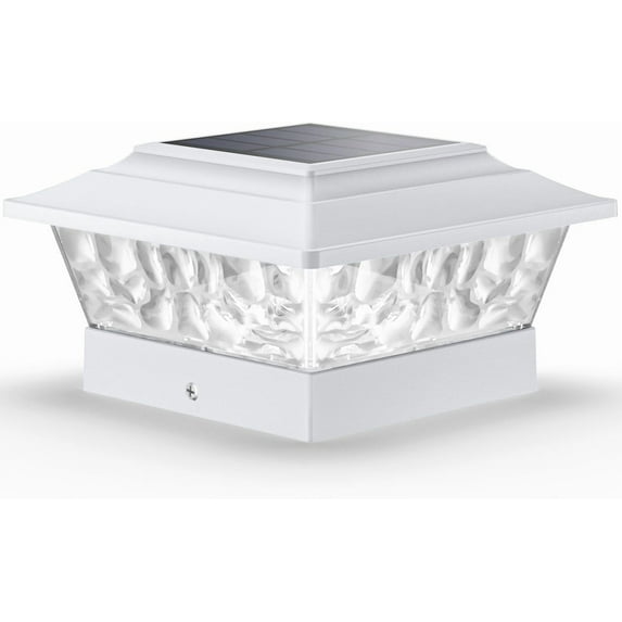 Solar Lights Outdoor 12 LEDs 4 Modes Cap Light for 4x4 5x5 6x6 Wooden ...