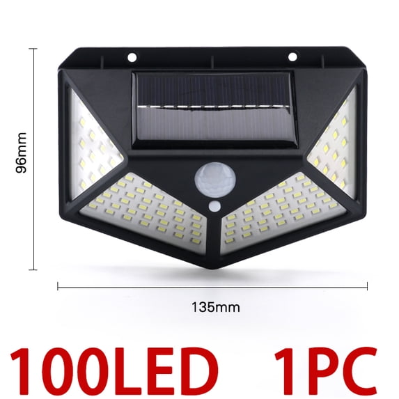 Solar Lights Outdoor 2/4/6 Pack, 100LED/3 Modes 270° Lighting Angle ...