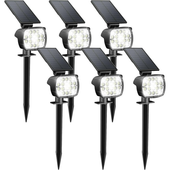 Solar Lights Outdoor - 2025 3 Level Bright Spot Lights Uplights ...