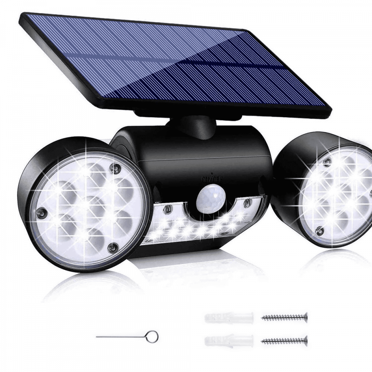 Solar Lights Outdoor ,30 LED Solar Security Light with Motion Sensor ...