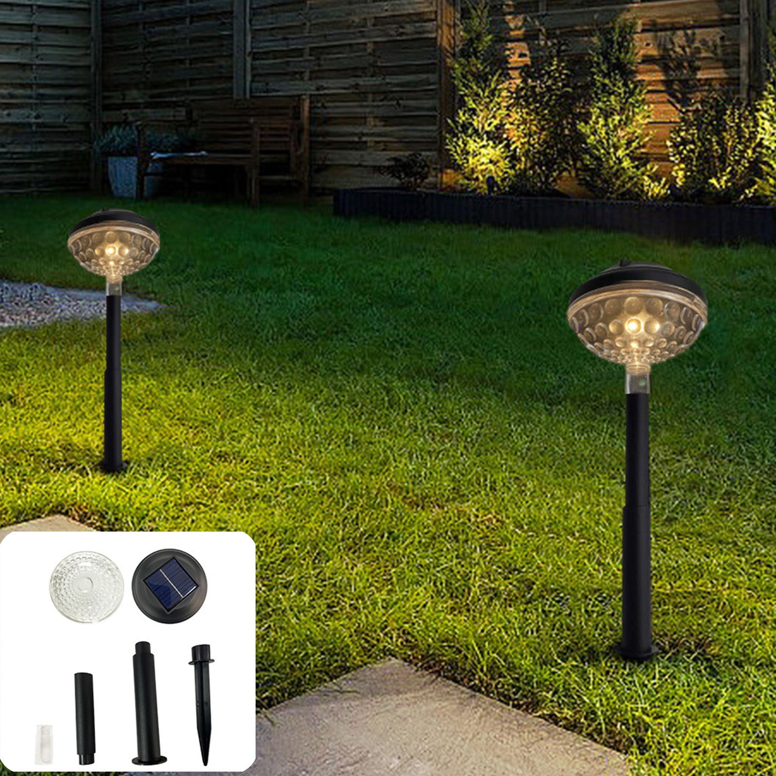 Solar Lights Outdoor Courtyard Decorative Stake Light Pattern Projector ...