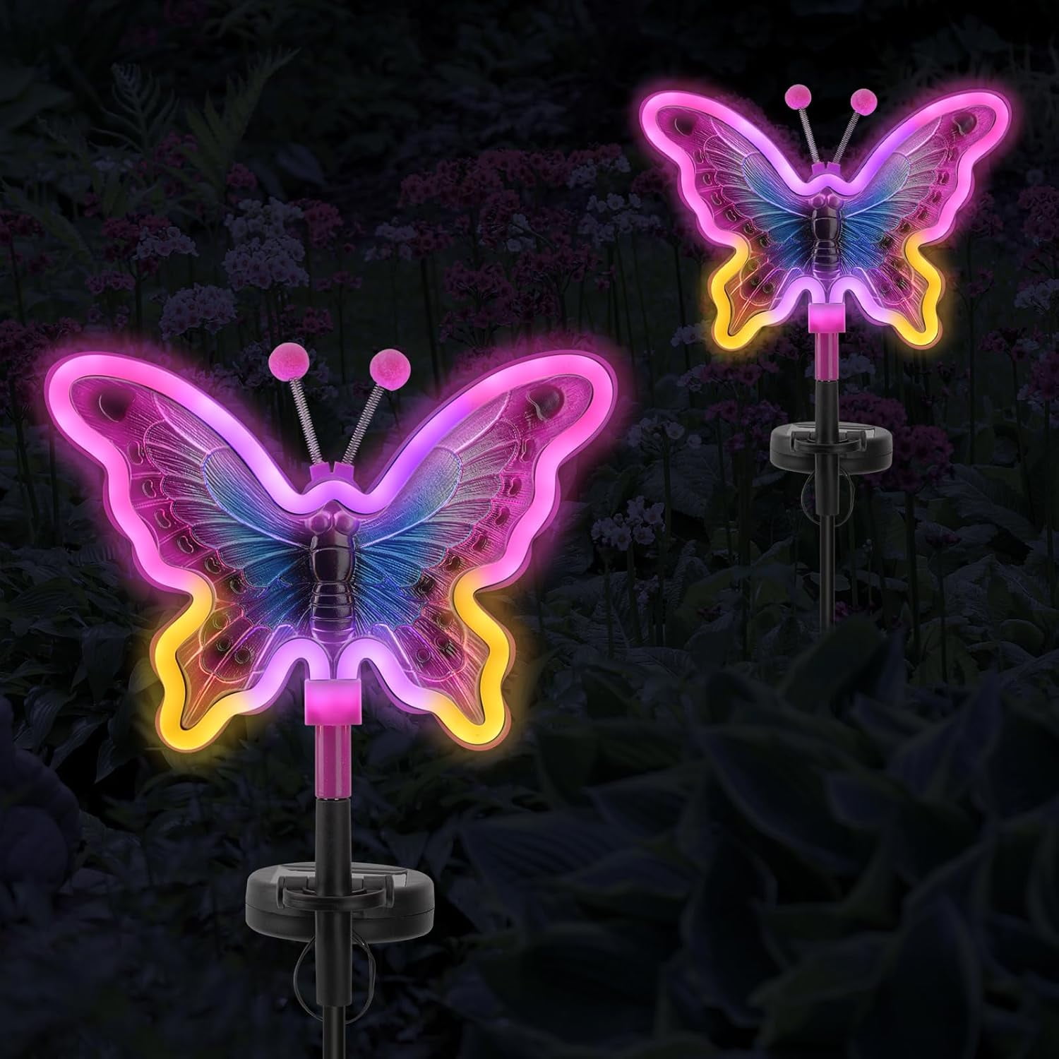 Solar Lights Outdoor Decorations, Solar Powered Outdoor Yard ...