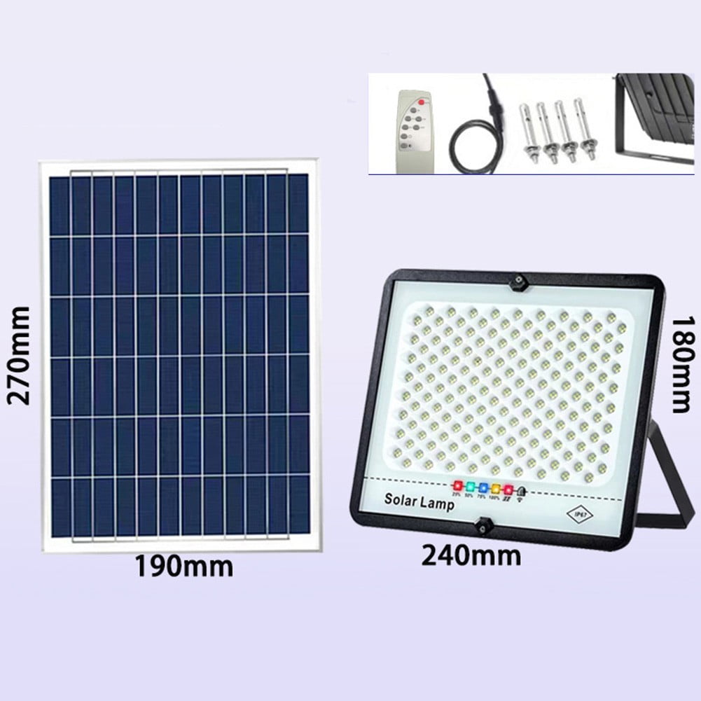 Solar Lights Outdoor LED Garden Buildings Sunlight IP67 Spotlight Wall ...