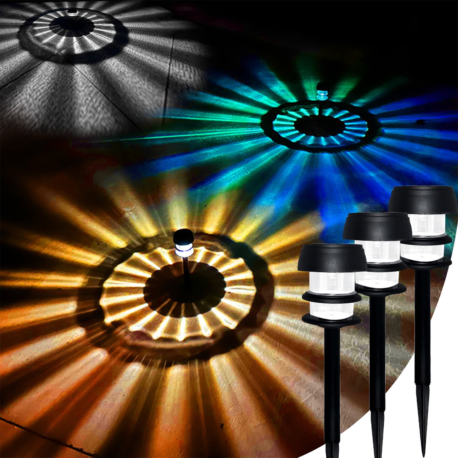 Solar Lights Outdoor LED | Solar Powered Garden Spotlights for Patio ...