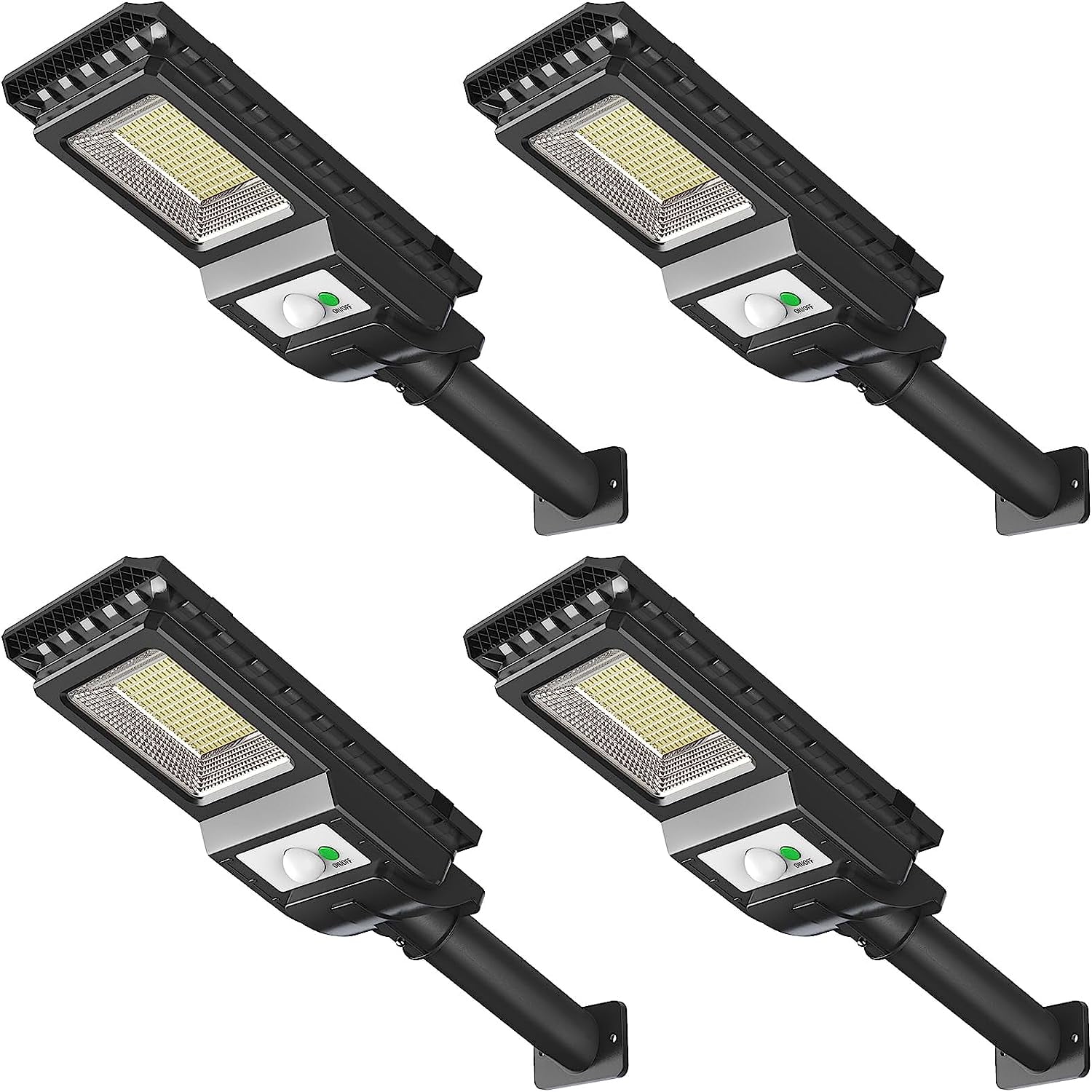 Solar Lights Outdoor, LEDs Solar Powered Motion Sensor Light, Security ...