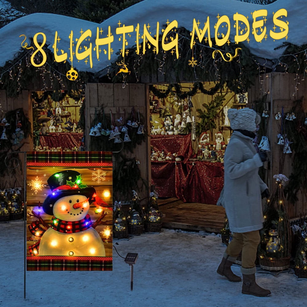 Solar Lights Outdoor Lighting Garden Flag Garden Decoration Hanging ...