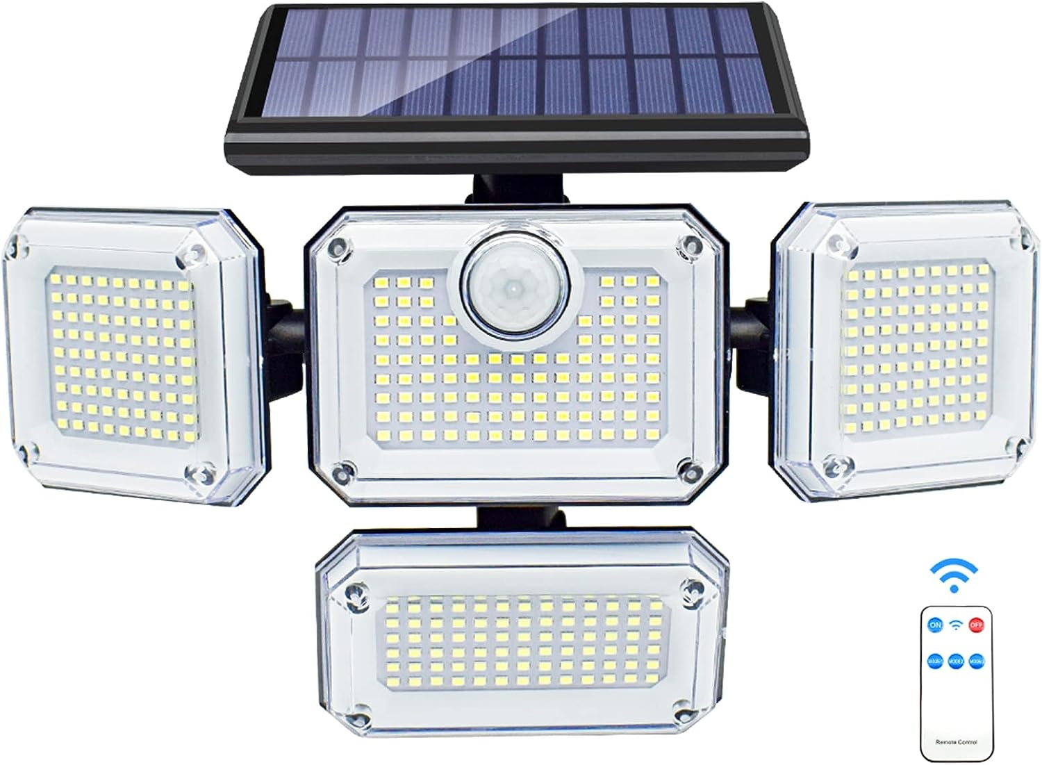 333 LED Solar Outdoor Flood Lights, Motion Sensor, Waterproof IP65 ...