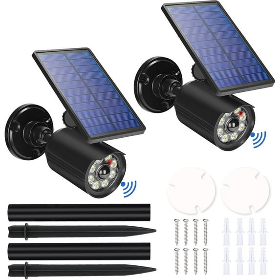 Solar Lights Outdoor Motion Sensor Flood Lights IP67 3600mAh Light for ...