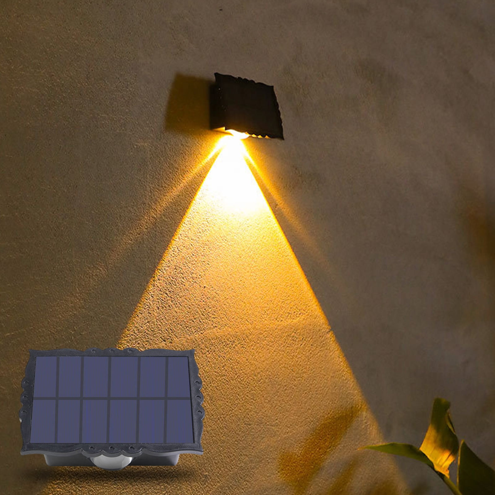 Solar Lights Outdoor Pathway Solar Wall Light Illuminate Outdoor ...