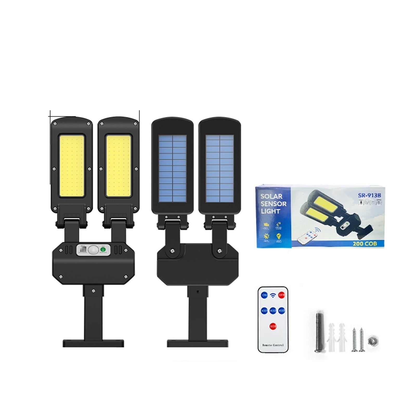 Solar Lights Outdoor, Powerful 5000 Lumens Solar Street Lights Outdoor ...