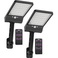 Solar Lights Outdoor with Remote and Color Temperature Adjustment 2700K ...