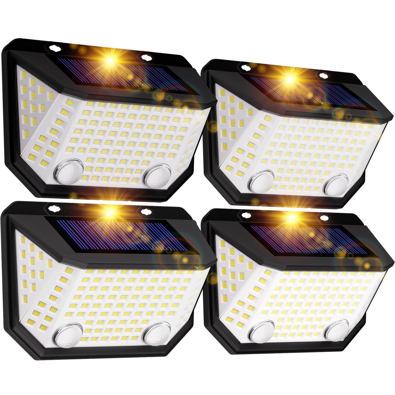 Solar Lights Outdoor, Security LED Flood Light, Solar Motion Sensor ...