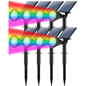 Color Changing Solar Lights for Garden Patio and Landscape Lighting