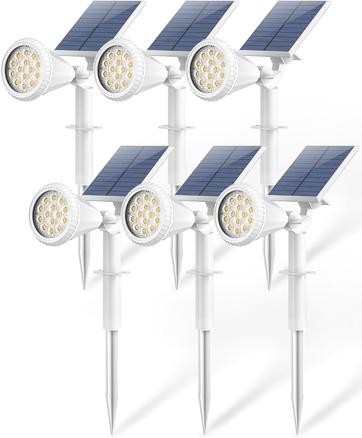 Solar Lights Outdoor Waterproof IP65 180° Adjustable Landscape Spot ...