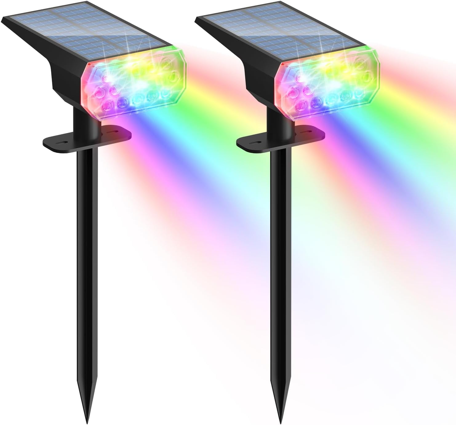 Solar Lights Outdoor Waterproof: IP65 Led Spot Light Decorations for ...