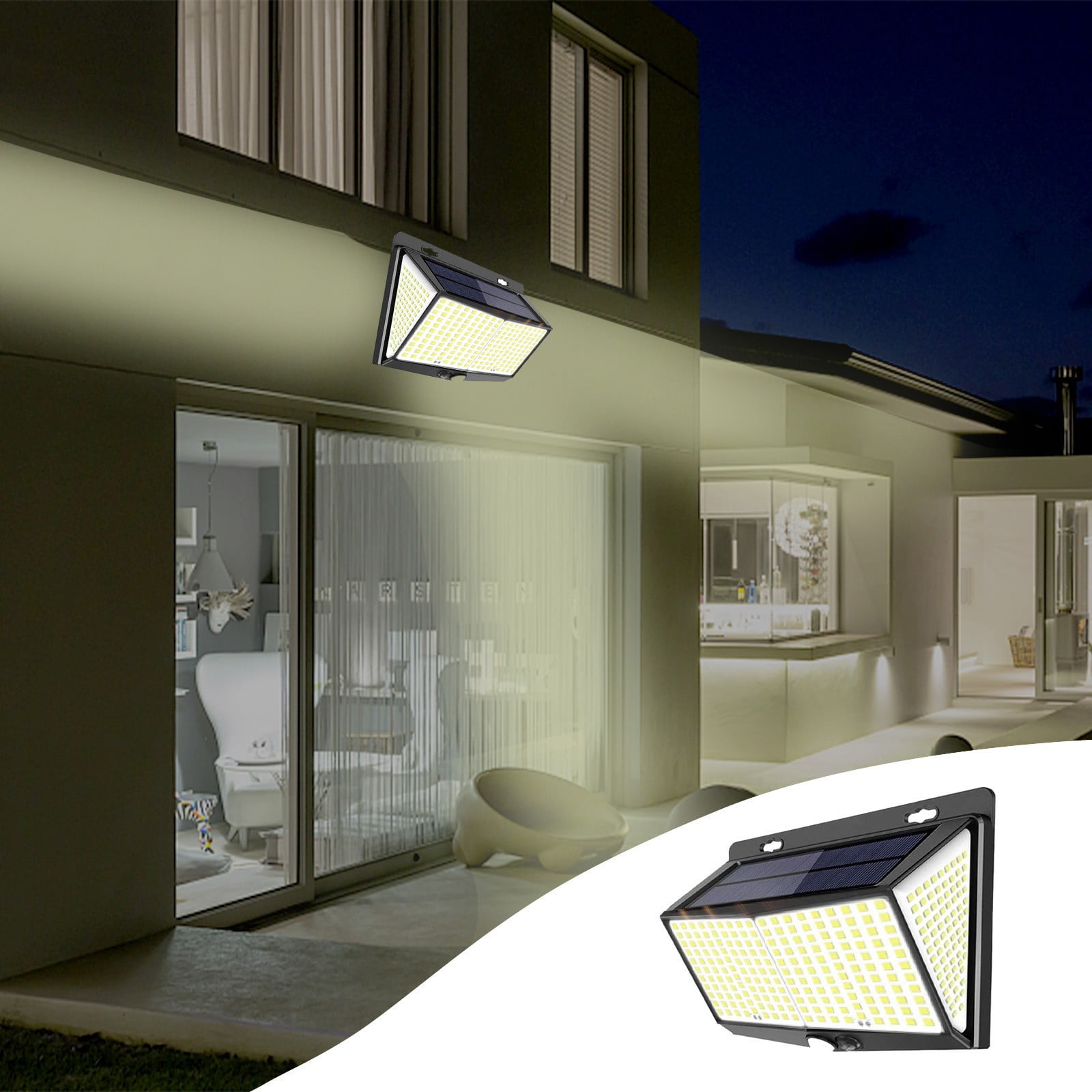 Solar Lights for Outside Solar Light Outdoor 468 LED Solar Motion ...