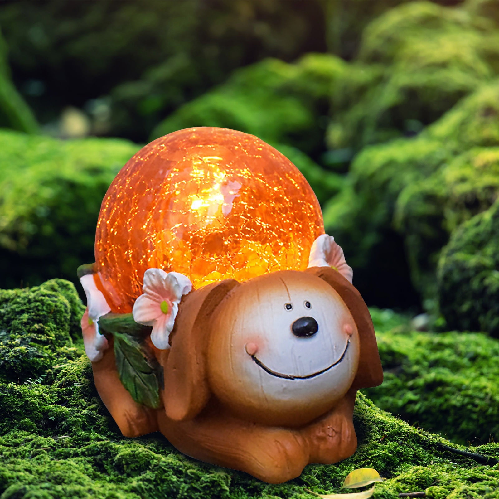 Solar Lights for Outdoor Garden,Cute Resin Outdoor Solar Sculpture ...