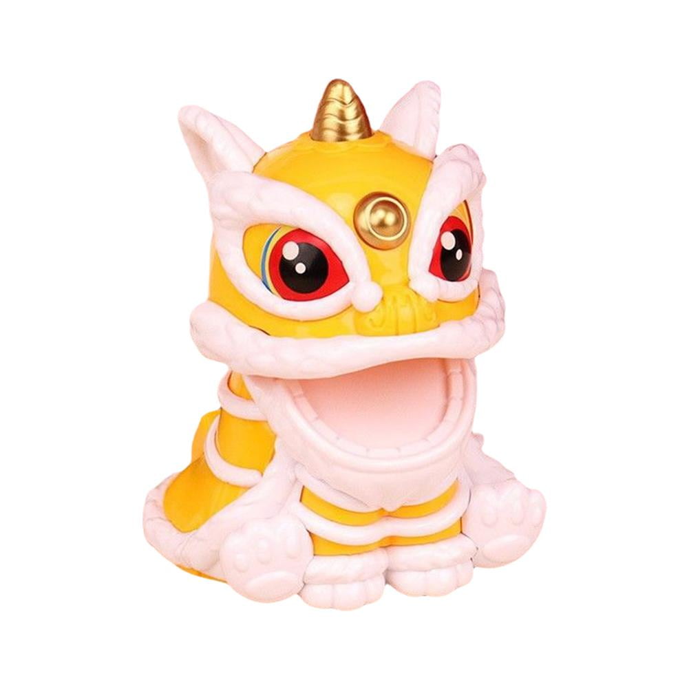 Solar Lion Dance Car Dashboard Decorations, Funny Solar Powered Lion ...