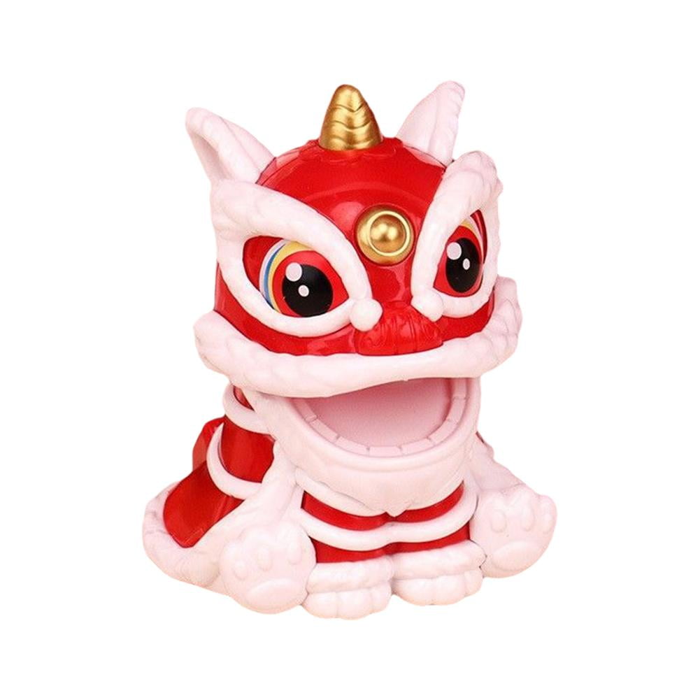 Solar Lion Dance Car Dashboard Decorations, Funny Solar Powered Lion ...
