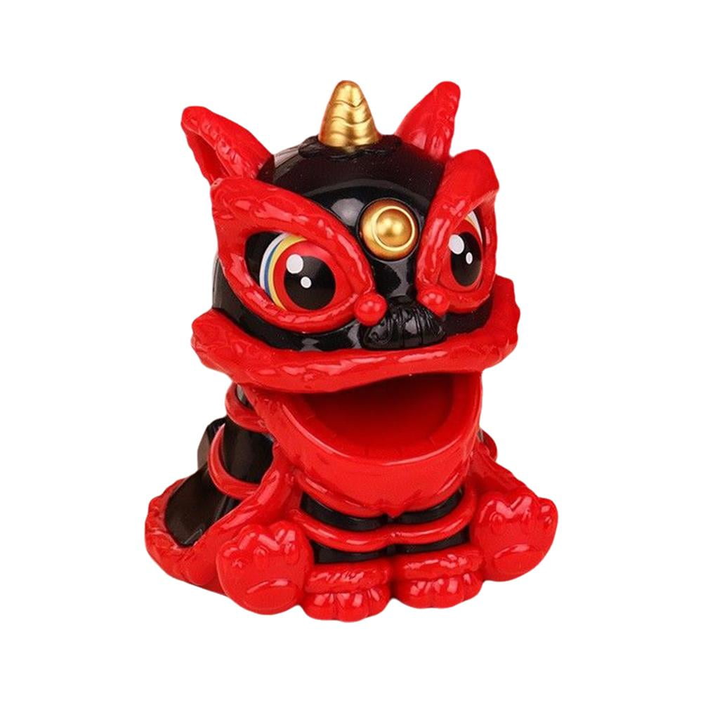 Solar Lion Dance Car Dashboard Decorations, Funny Solar Powered Lion ...
