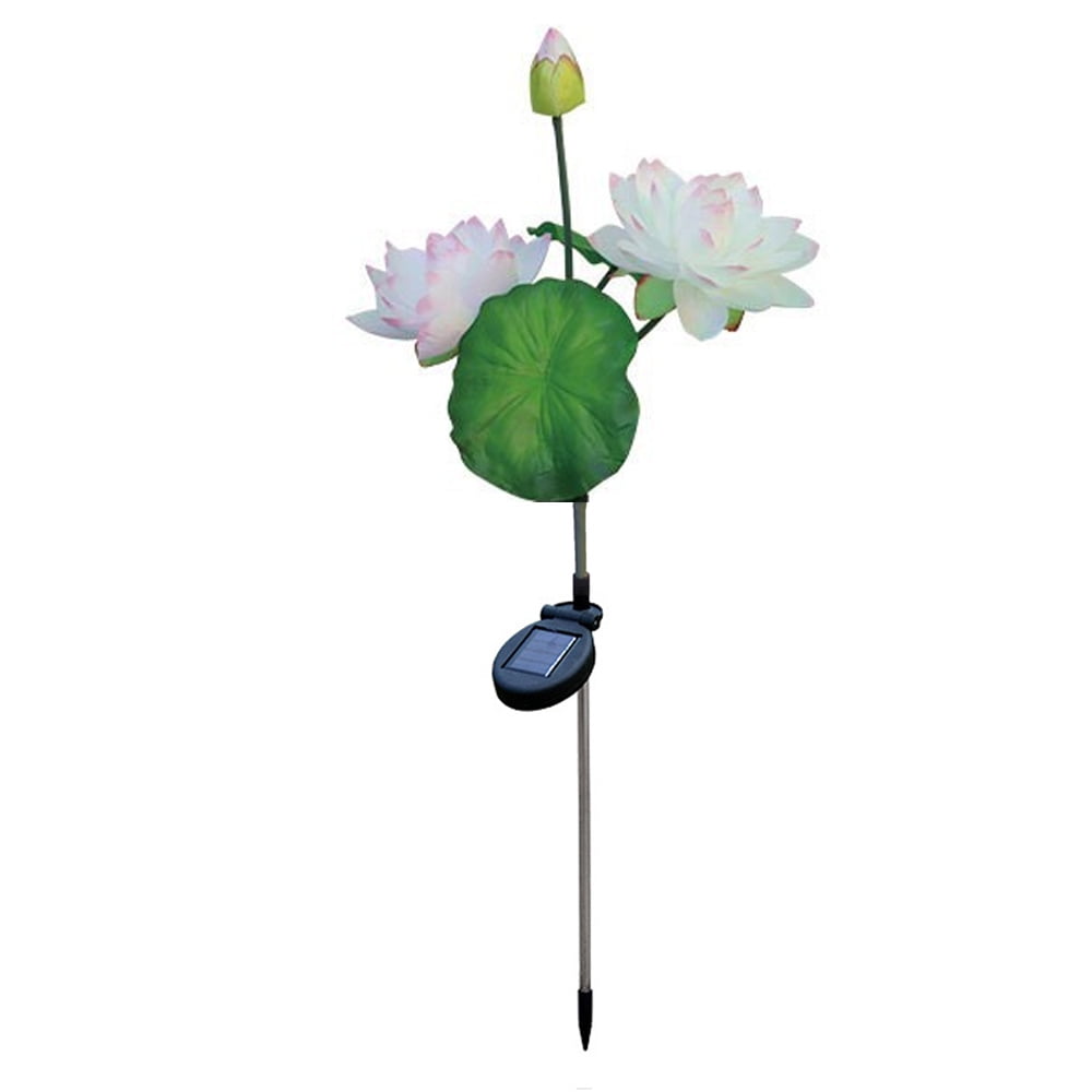 Solar Lotus Flower Lights, Solar Lights Outdoor for Garden, Patio, Yard ...