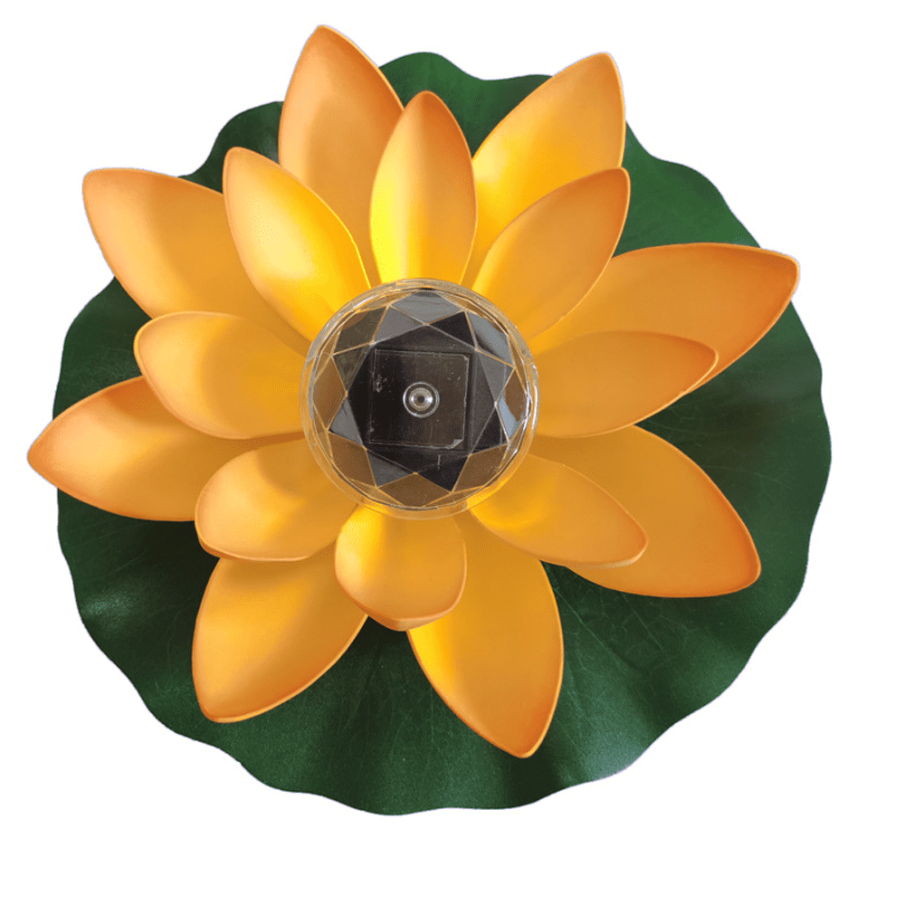 Solar Lotus Light, Garden Lights Decorative Desktop Ground Patio ...