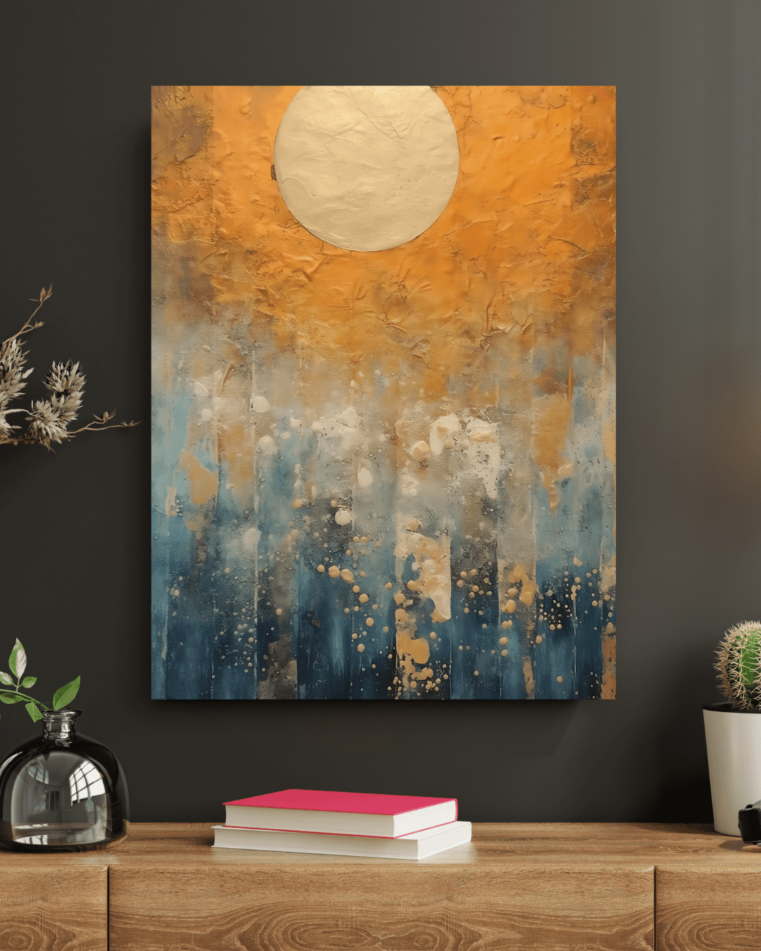 Solar Majesty - Sun Canvas Wall Art - Walmart.com