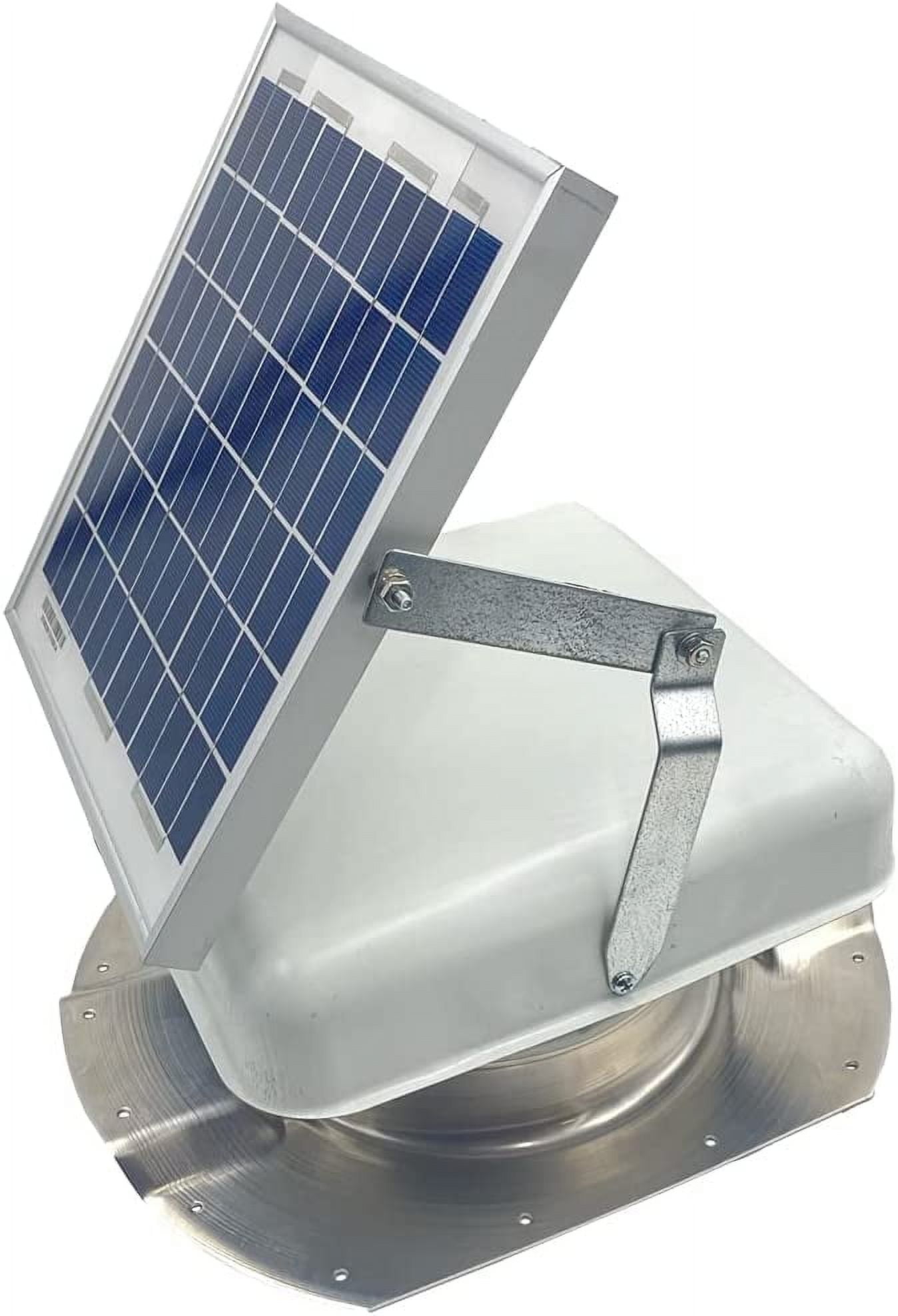 White Solar Mega RoofBlaster for 3.5‚Äù Conex Containers - Solar Vent ...